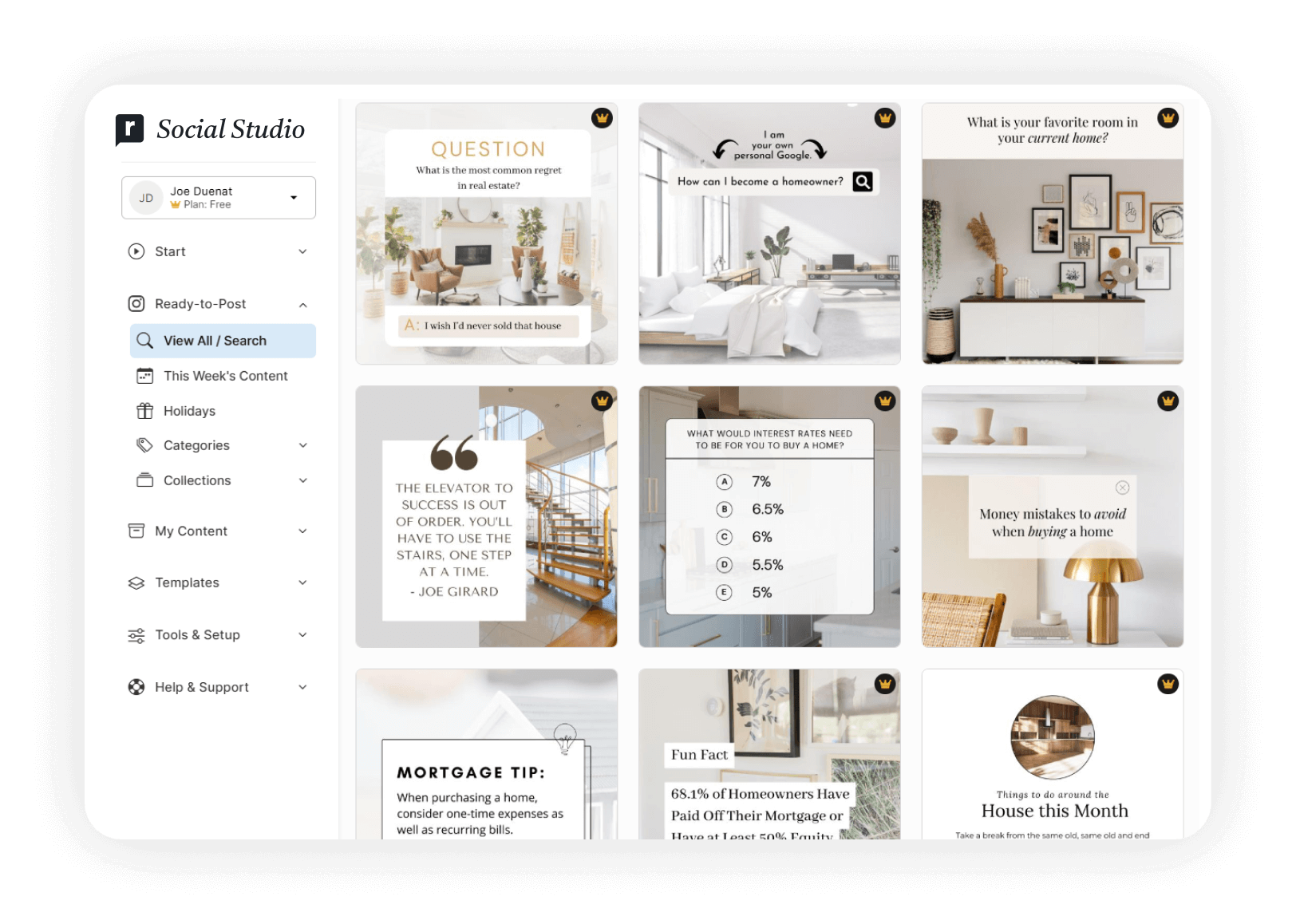 RateMyAgent | Social Studio